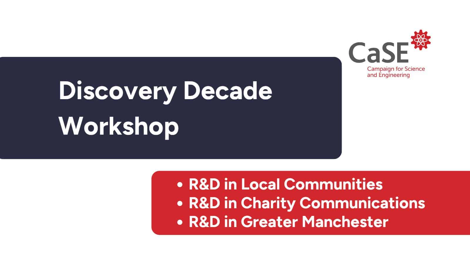CaSE launches the Discovery Decade - CaSE